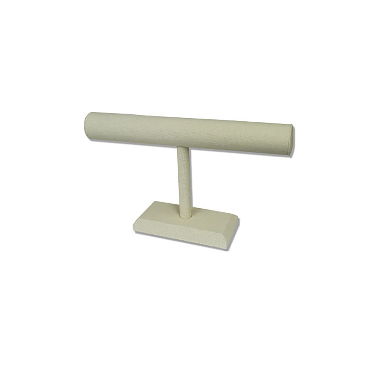Single 7"H Round T-Bar Jewelry Display, Linen – Allen Display