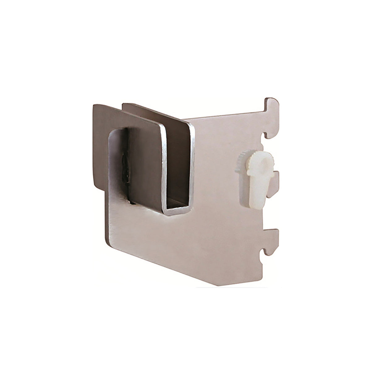 3" Chrome Rectangular Hangrail Bracket AK – Allen Display