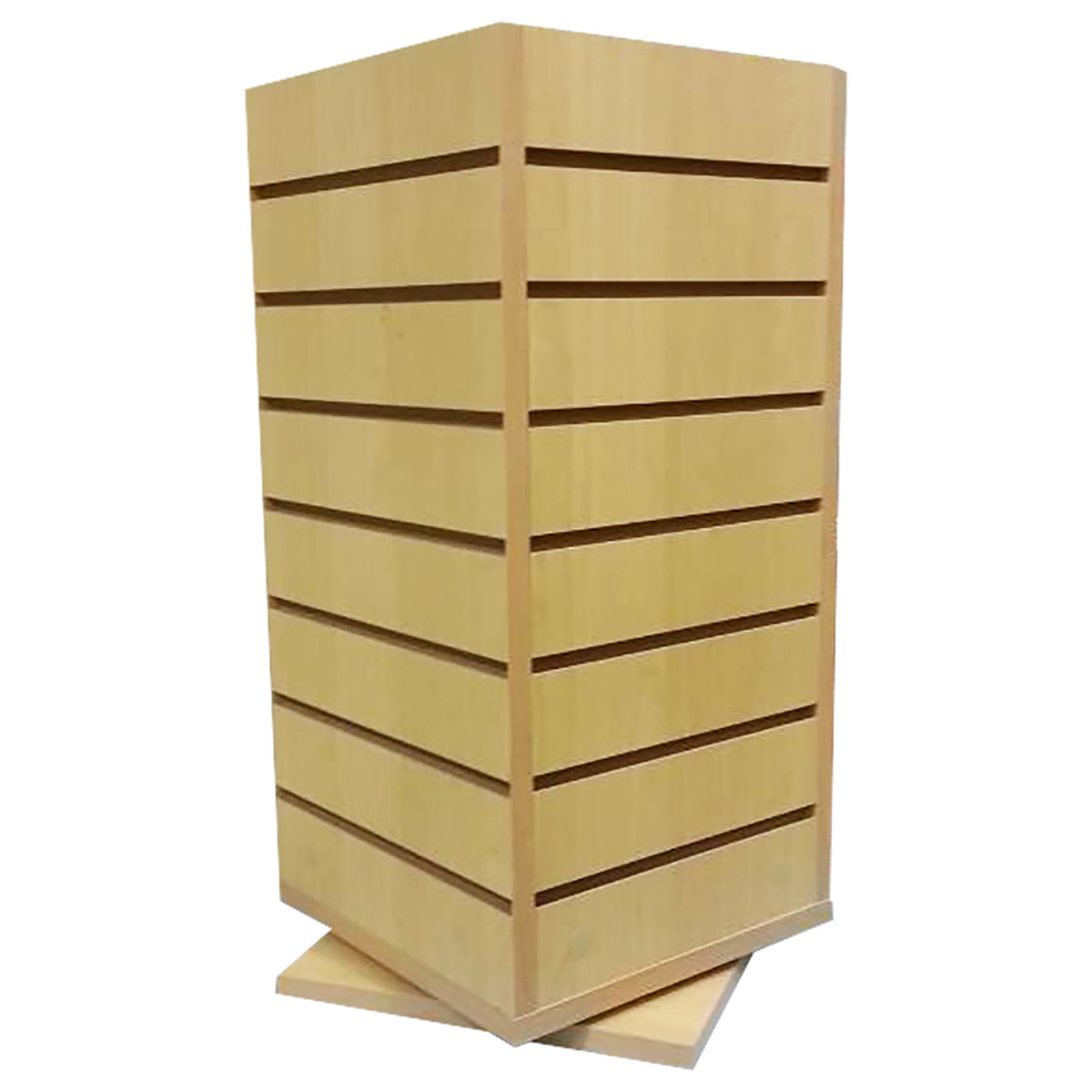 4-Sided Rotating Countertop Slatwall Display – Allen Display