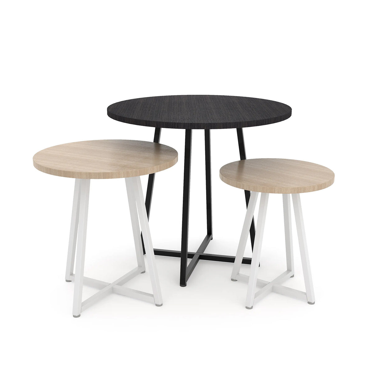 Aspect Round Retail Display Tables – Allen Display