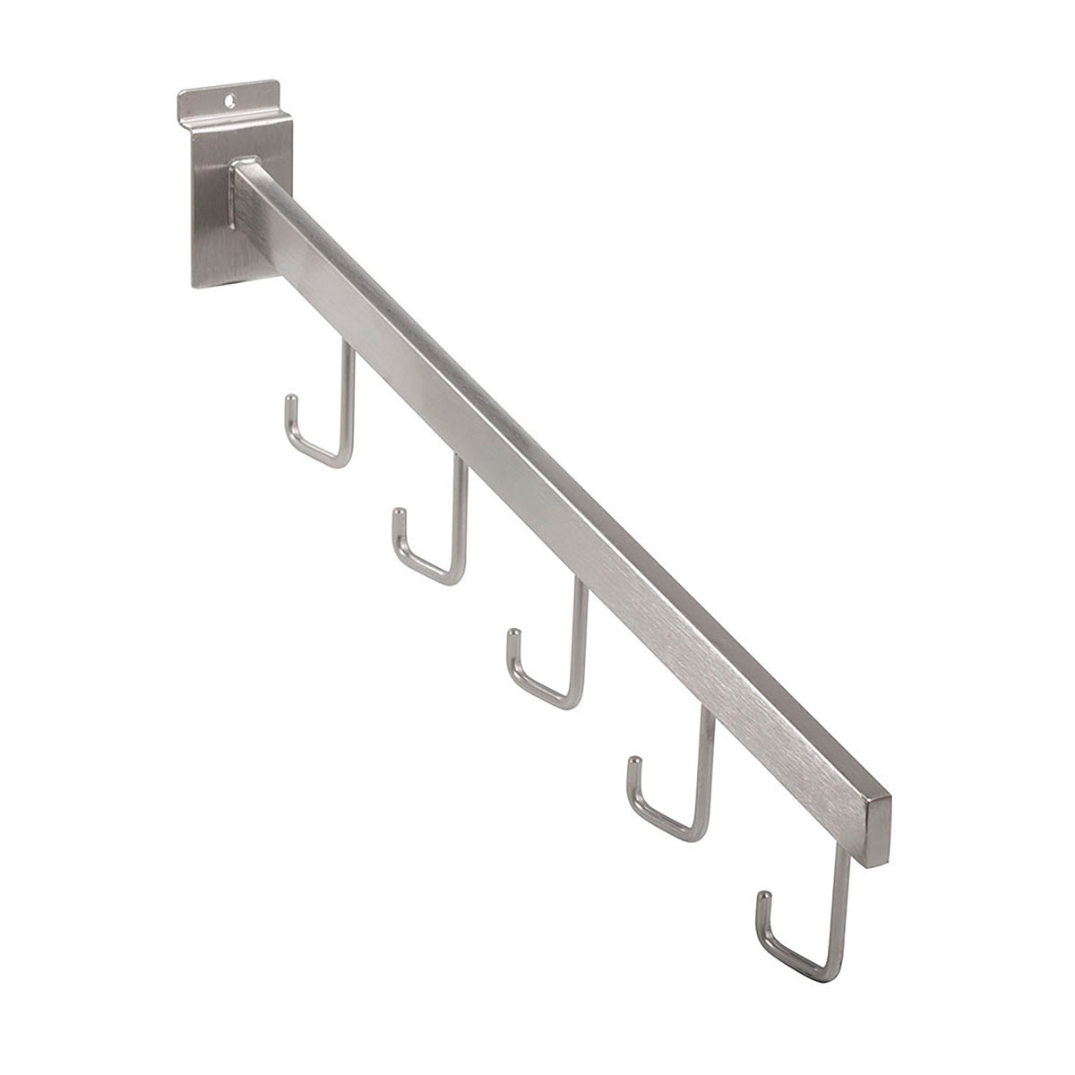 Boutique Series 5-Hook Rectangular Waterfall for Slatwall – Allen Display