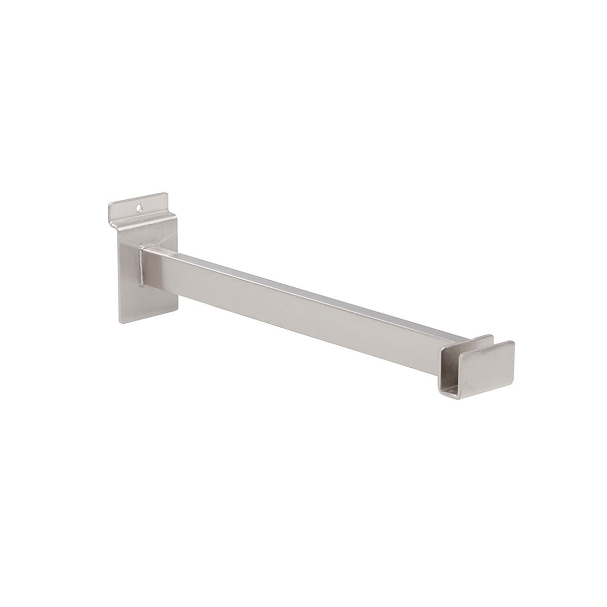 Boutique Series 12" Long Rectangular Tubing Hangrail Bracket for Slatw ...