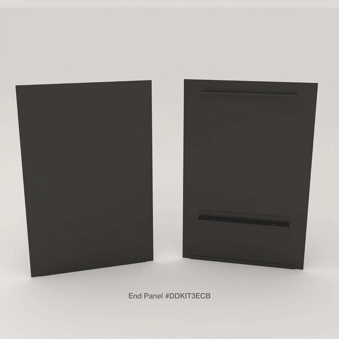 Black End Panels For Deluxe Glass Display Cabinet – Allen Display