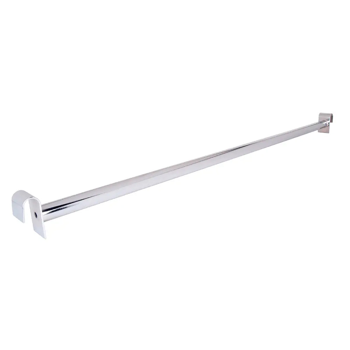 48" Straight 1-1/4" Round Tubing Hangrail For Gridwall – Allen Display