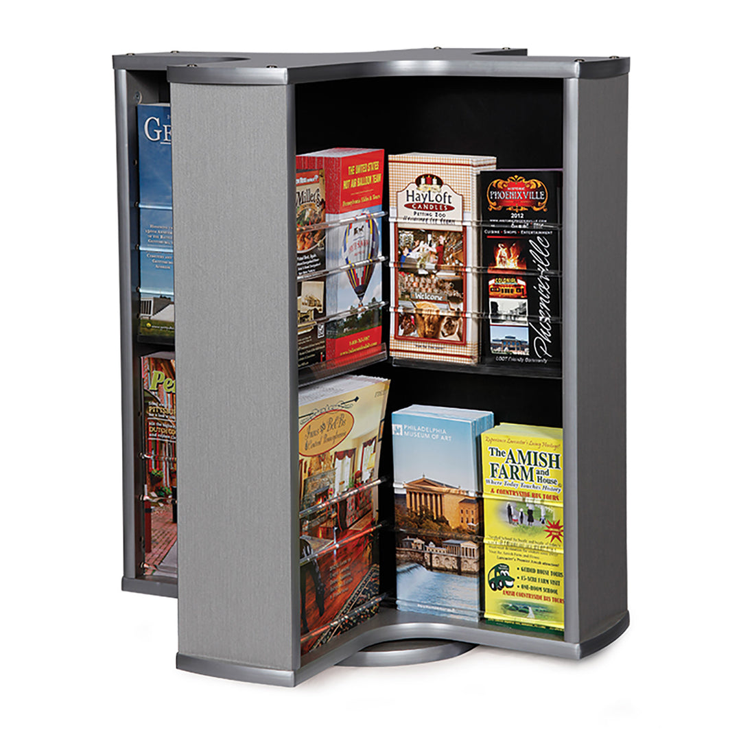 16 Pocket Rotating Countertop Literature Rack R16 – Allen Display