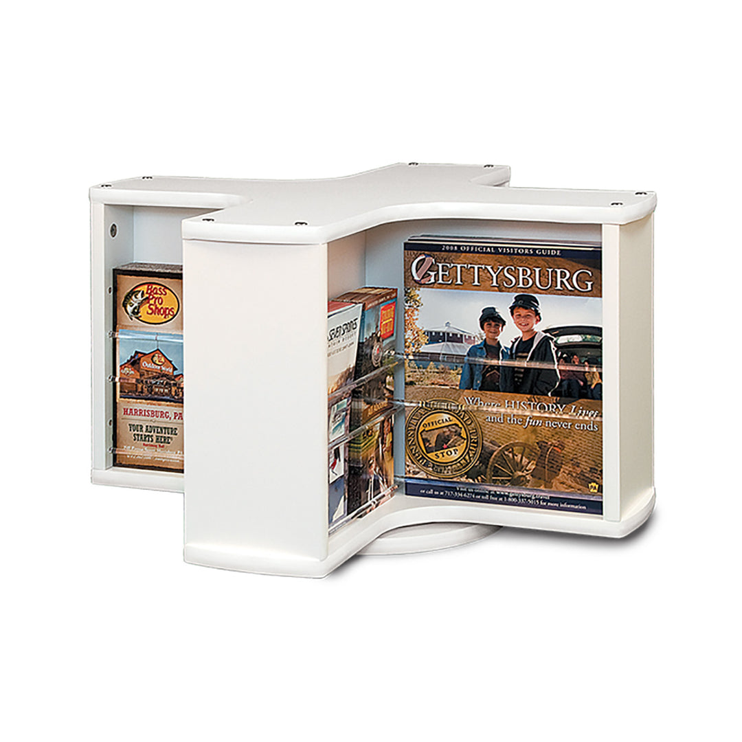 8 Pocket Rotating Countertop Literature Rack R8 – Allen Display
