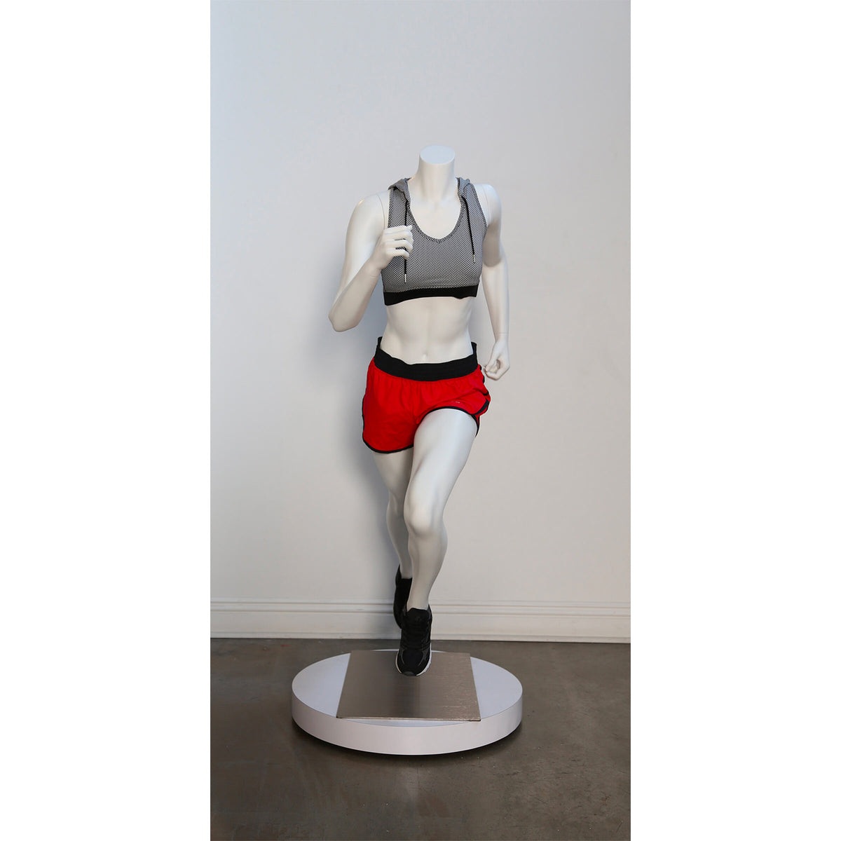 Female Runner Athletic Mannequin - Matte White F3 – Allen Display