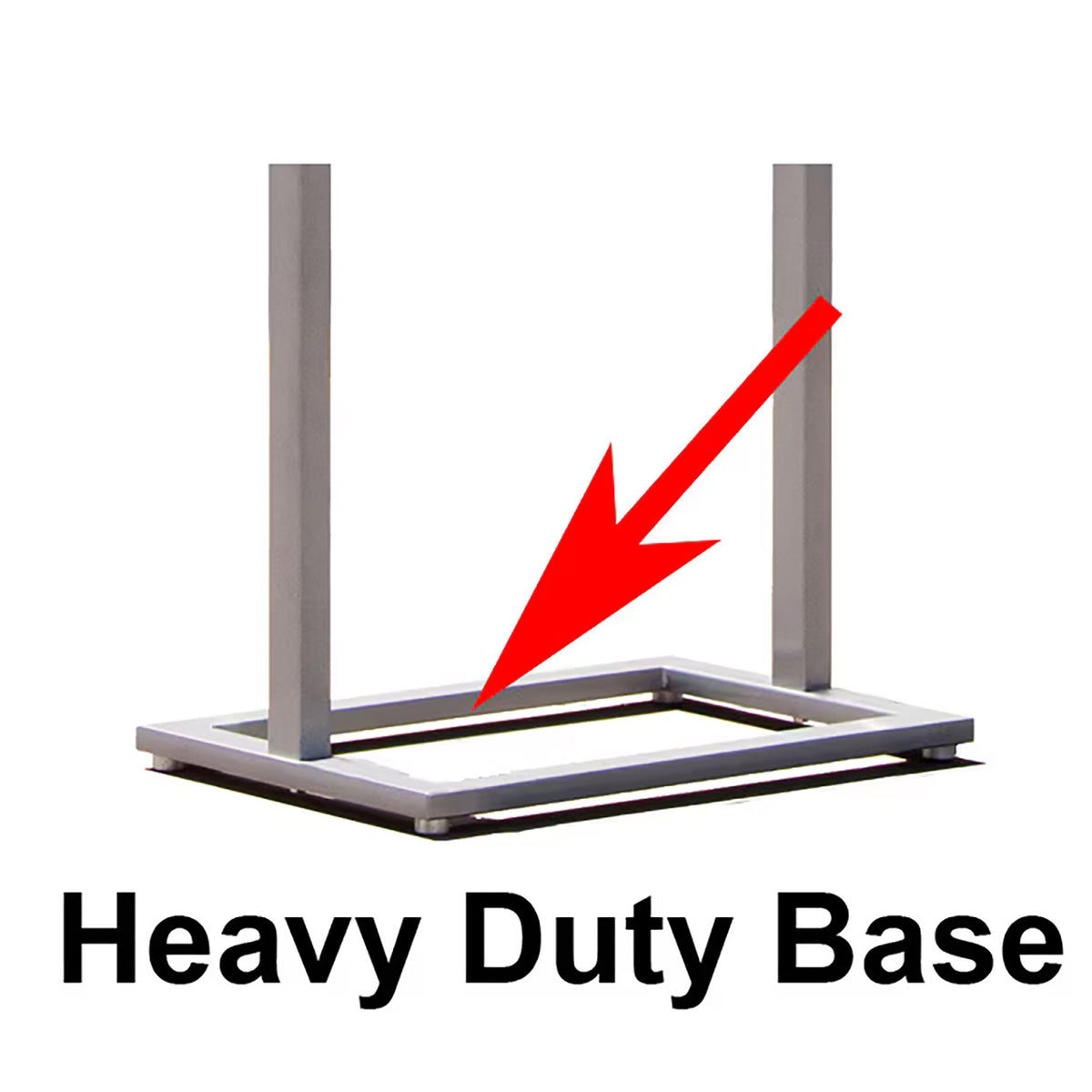 Heavy Duty Base for Weather Warrior Sign Stand – Allen Display