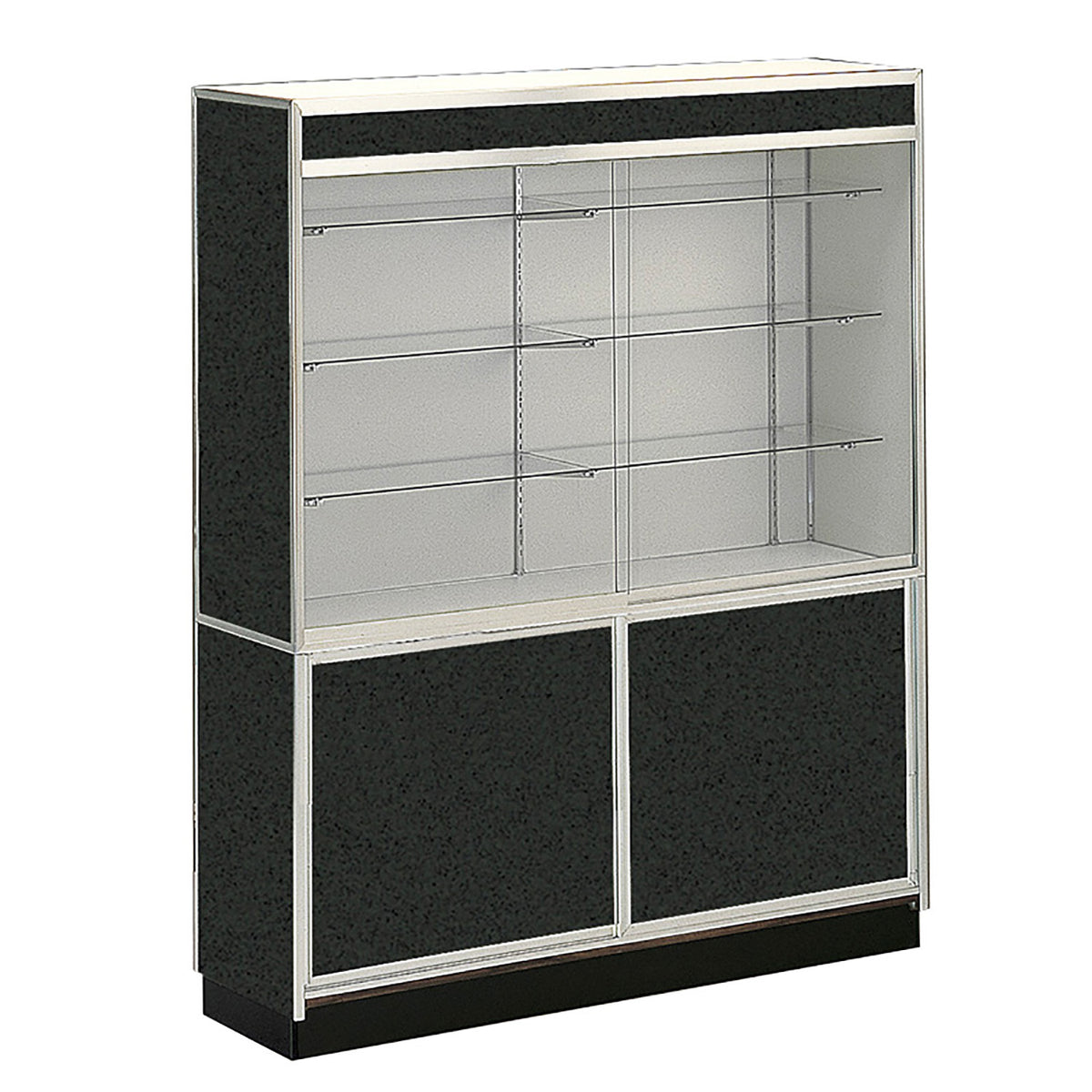 Wall Display Case w/Storage Doors WU – Allen Display