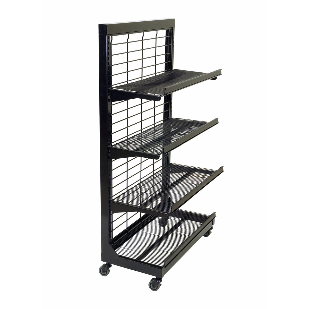 End Cap Unit 54 1/2" High x 30"W with Shelves – Allen Display