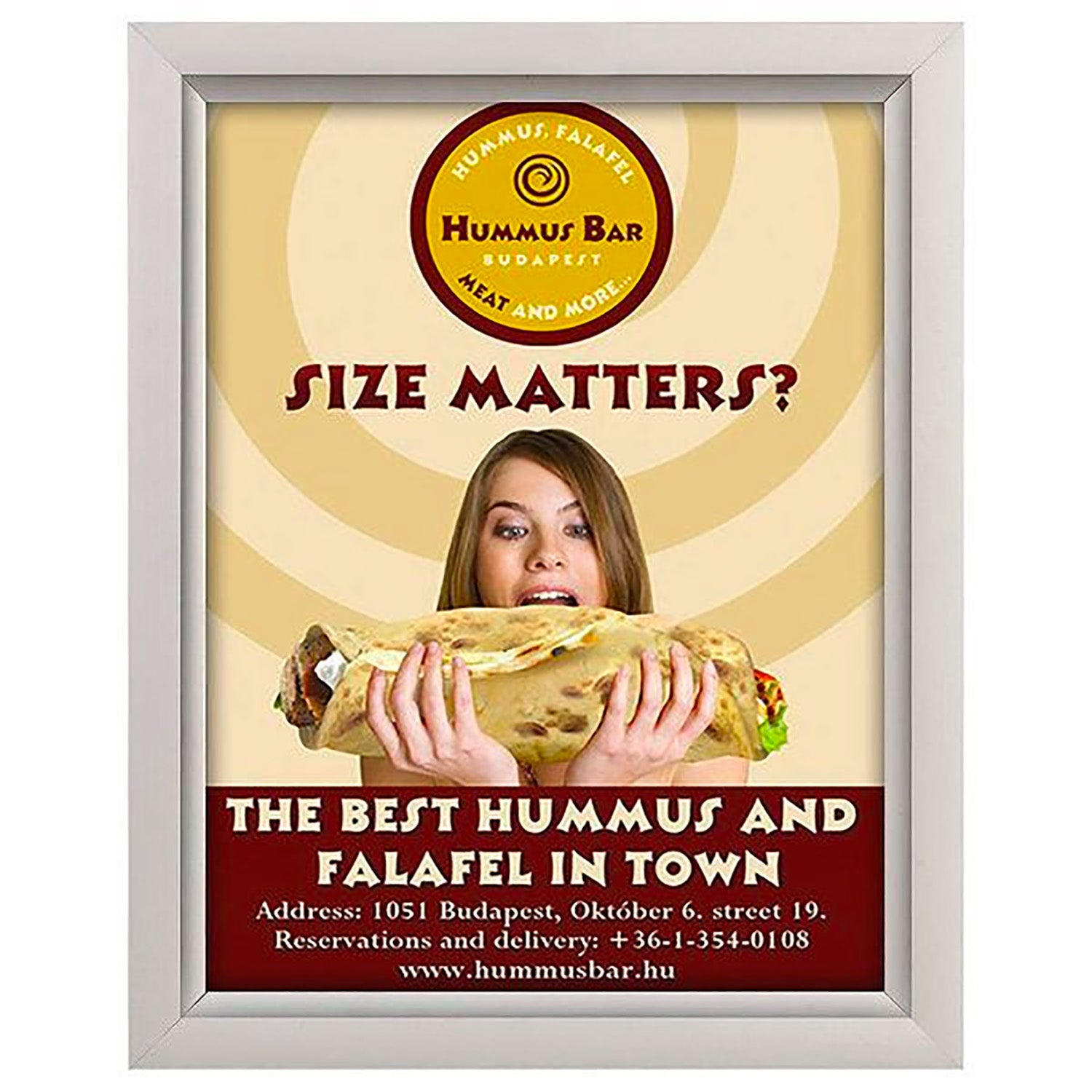Slide In Poster Frame – Single Sided – Allen Display