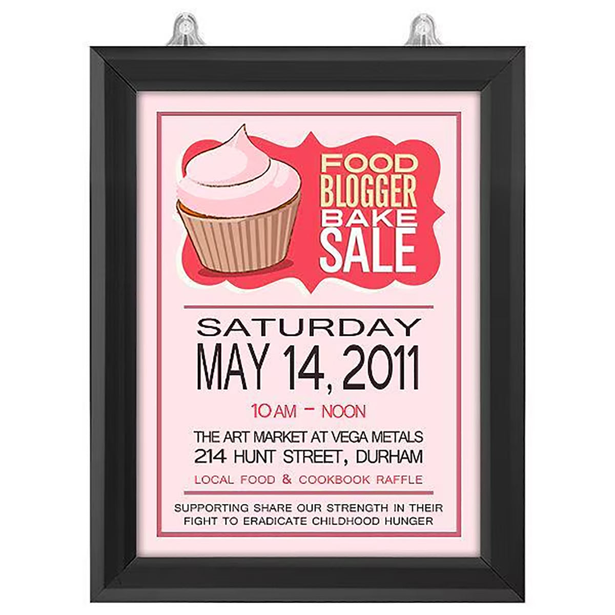 Slide In Poster Frame – Double Sided – Allen Display