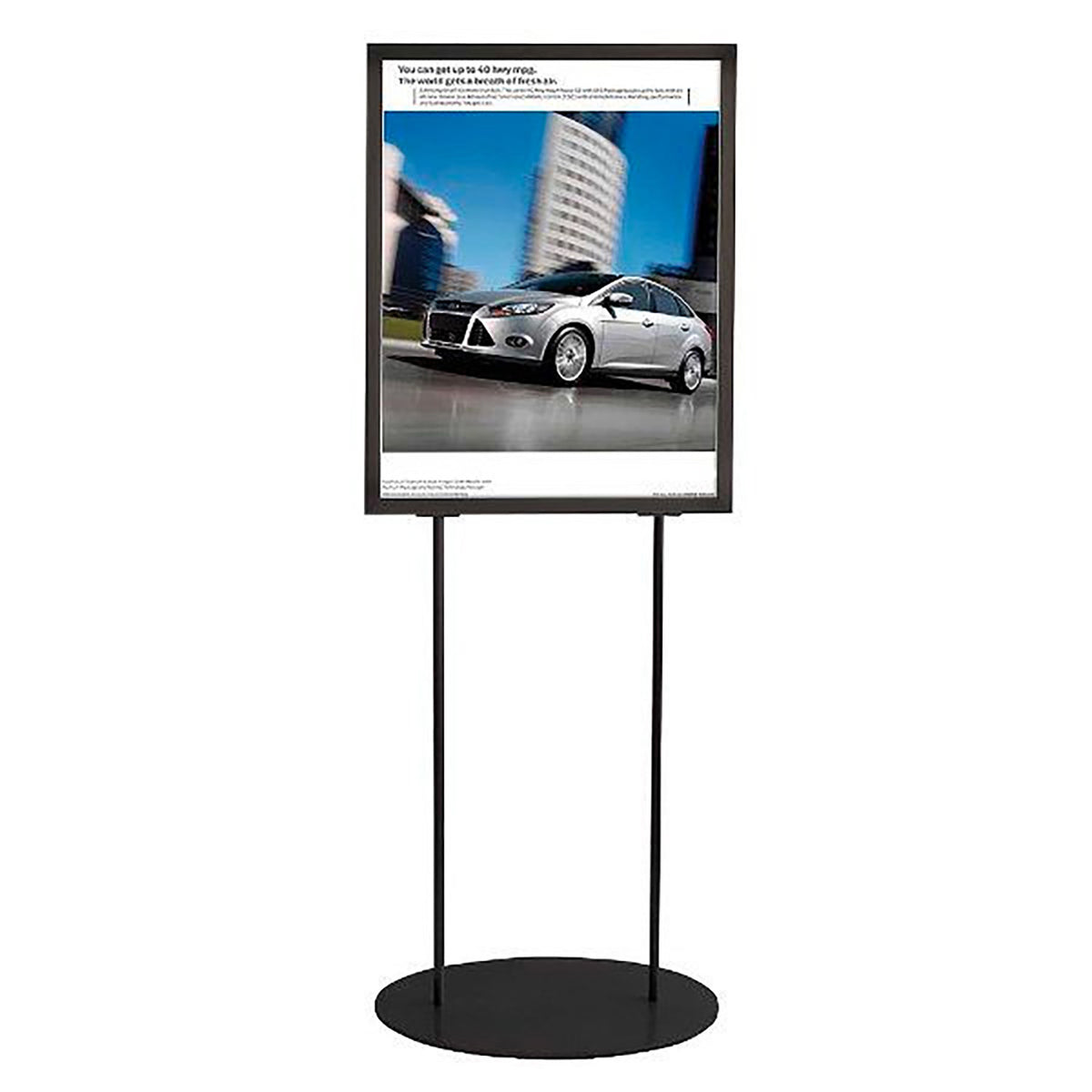 Deluxe Oval Poster Display StandOval Poster Display StandDeluxe 22″w x ...
