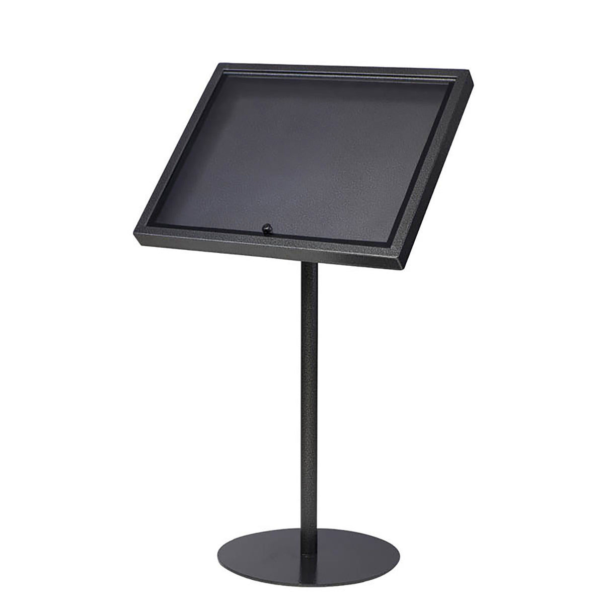 Metal Enclosed Bulletin Menu Board Pedestal Menu Holder 4x(8.5×11) Inc ...