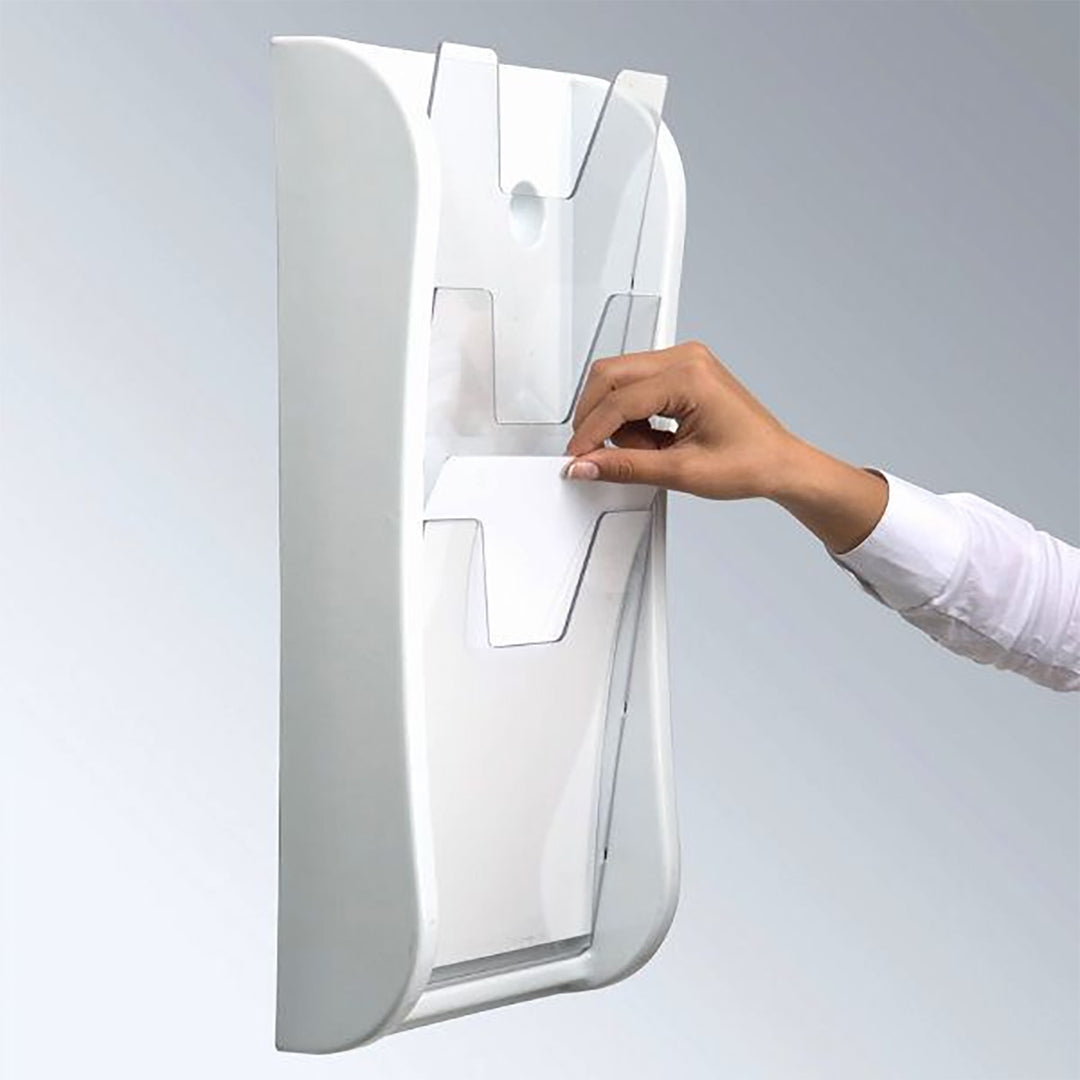 Polystyrene Literature Holder For 8-1/2″ x 11″ Brochures – Allen Display