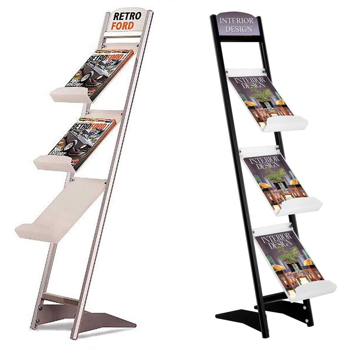 Rapid Brochure Set 3 Tiers For 8-1/2″ x 11″ Brochures – Allen Display