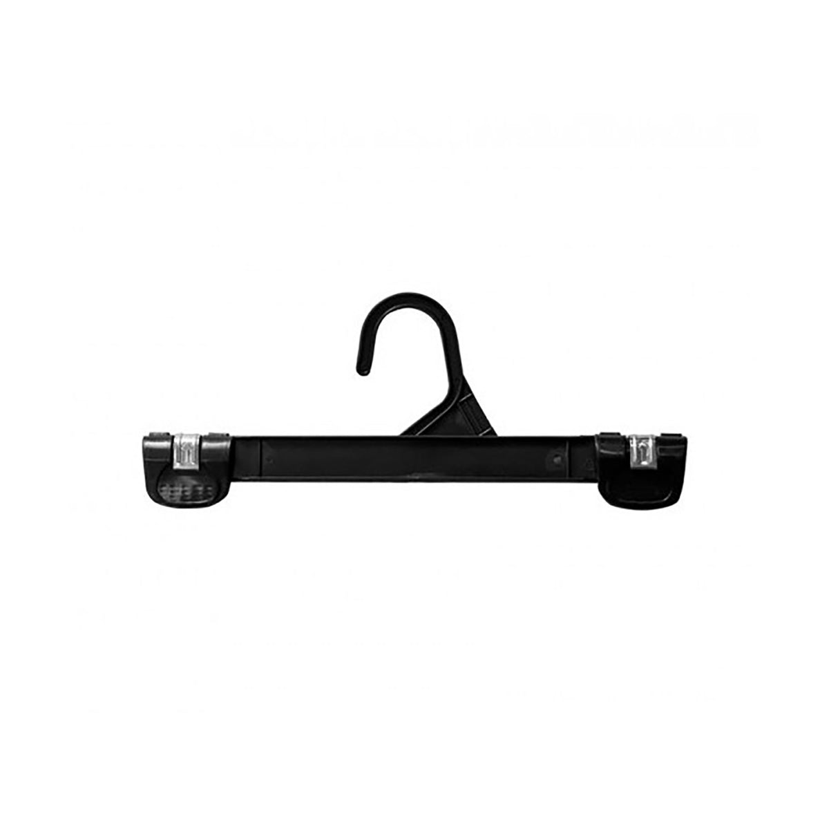 Fixed Hook Box of 200 Skirt & Slack Hangers - Black – Allen Display