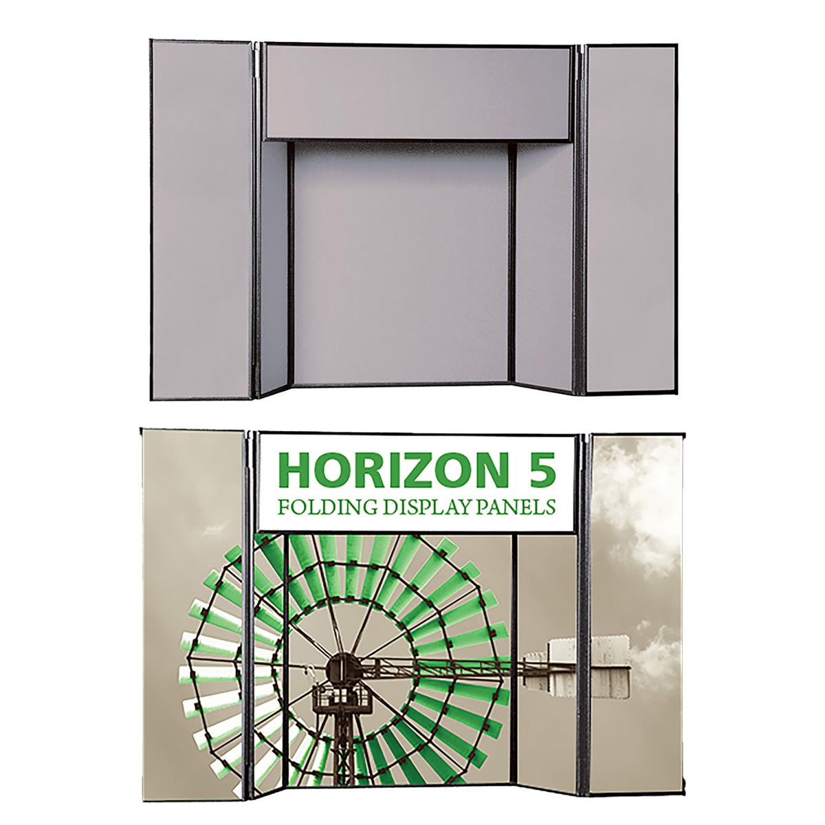 Horizon 5 Tabletop Folding Panel Display – Allen Display